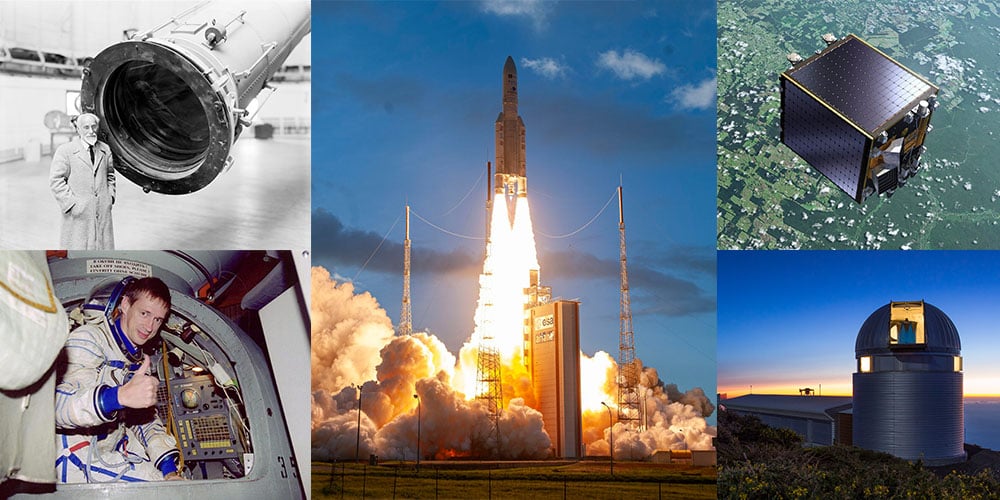 Tijdlijn ruimtevaart en sterrenkunde in België - Belgium in Space